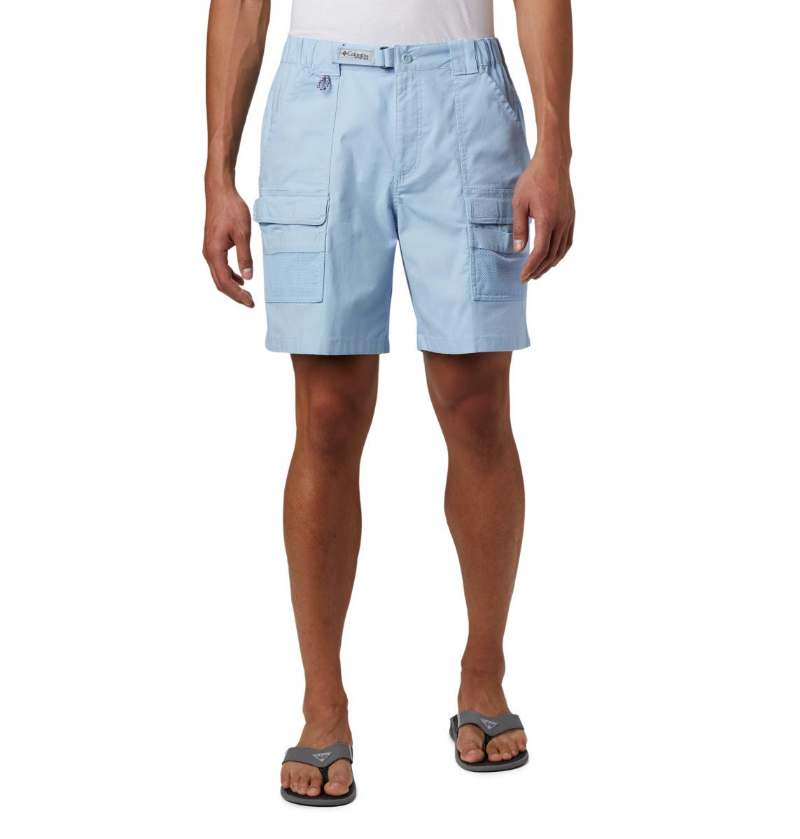 Columbia Men's Standard Half Moon III Short, Sail, Small x 6