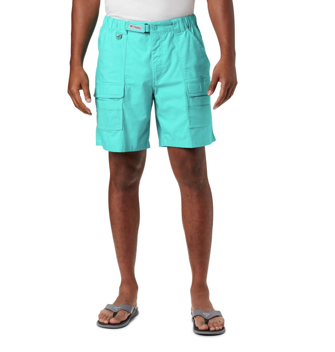Columbia Men's Standard Half Moon III Short, Bright Aqua, Small/6" Inseam