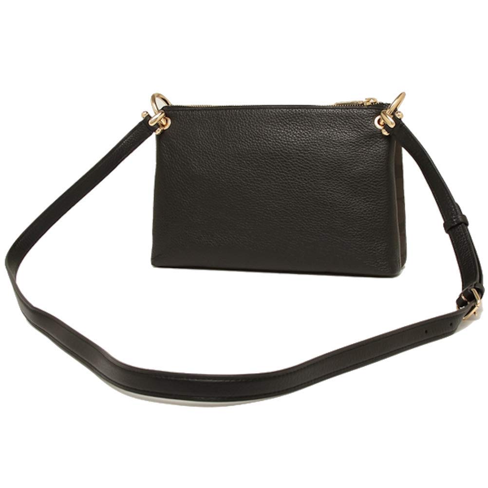 COACH WOMENS MIA CROSSBODY IN SIGNATURE CANVAS F76646 (Brown-Black-Gold), Medium