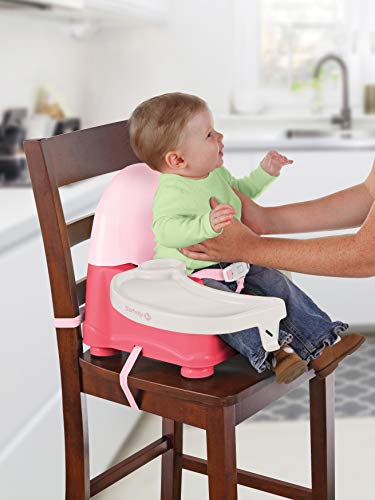 Safety 1st Easy Care Swing Tray Feeding Booster, Coral Crush, One Size