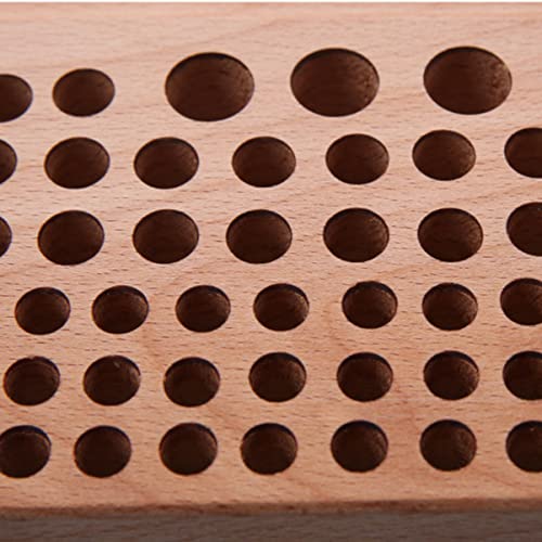 DOITOOL Tool Rack Tool Rack 2pcs Rack Diy Porous Tool Holes Bench Beech Red Tool Shelf Tool Stand Wooden Holding Organiser