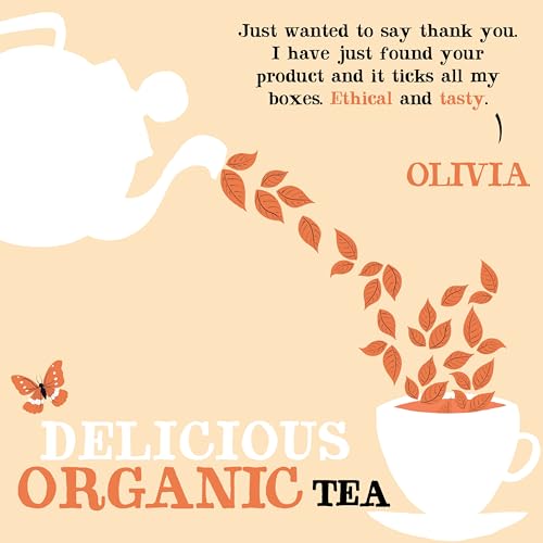 Clipper Tea Chamomile & Peach Teabags β USDA Organic, Great Hot or Iced β Natural, Fair & Delicious Fruity Chamomile & Peach Infusion β 20 Tea Bags