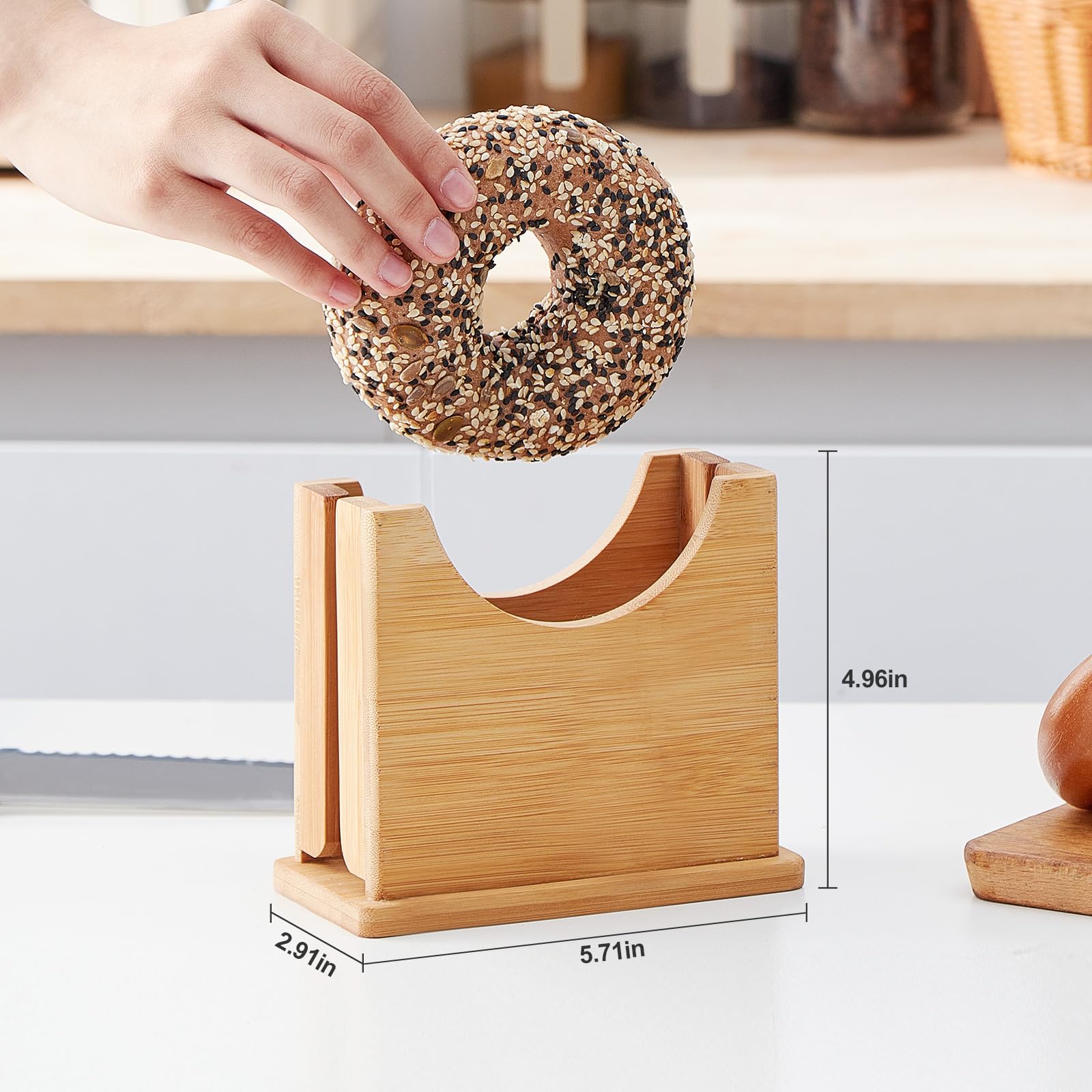 CoziCorner Precision Bagel Slicer: Effortlessly Slice and Enjoy Perfect Bagels Every Time