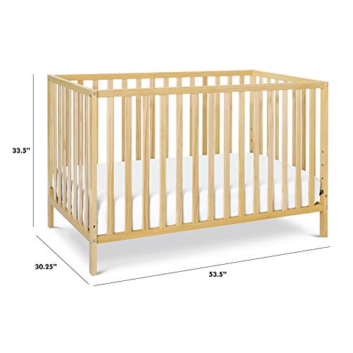 DaVinci Union 4-in-1 Convertible Crib in Natural, Greenguard Gold Certified, 1 Count (Pack of 1)