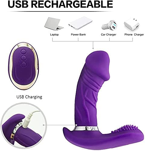 Clit Vibrating Dildo Panties with Virbrater