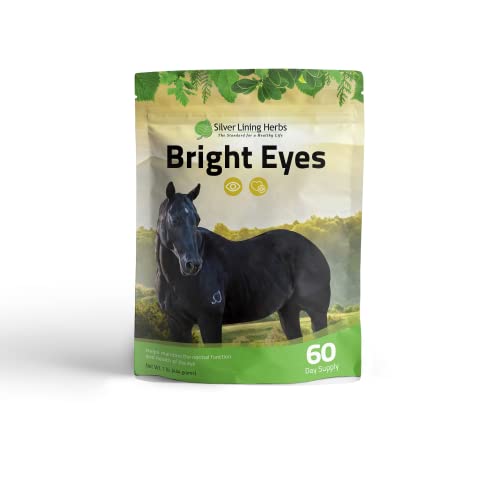 Silver Lining Herbs Bright Eyes - Supports Horse Eye Health - Maintains Normal Mineral Levels for Horse's Eyes - Natural Herbs Supporting Long Term Equine Eye Health - 1 lb Bag