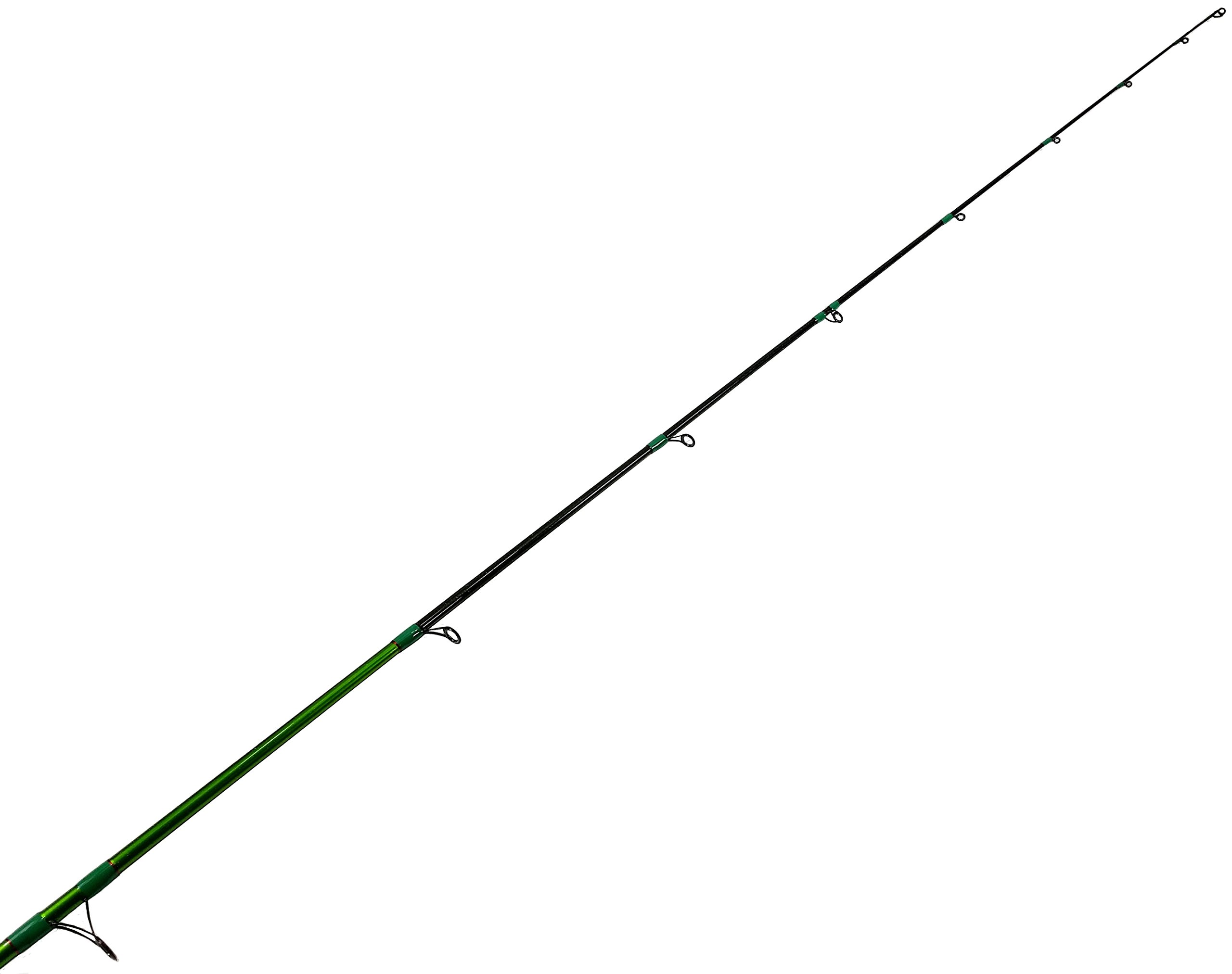 Carrot Stix Spinning 7' Medium Light Wild Wild Green Greenwater Inshore Fishing Rod C2WG701ML-F-S