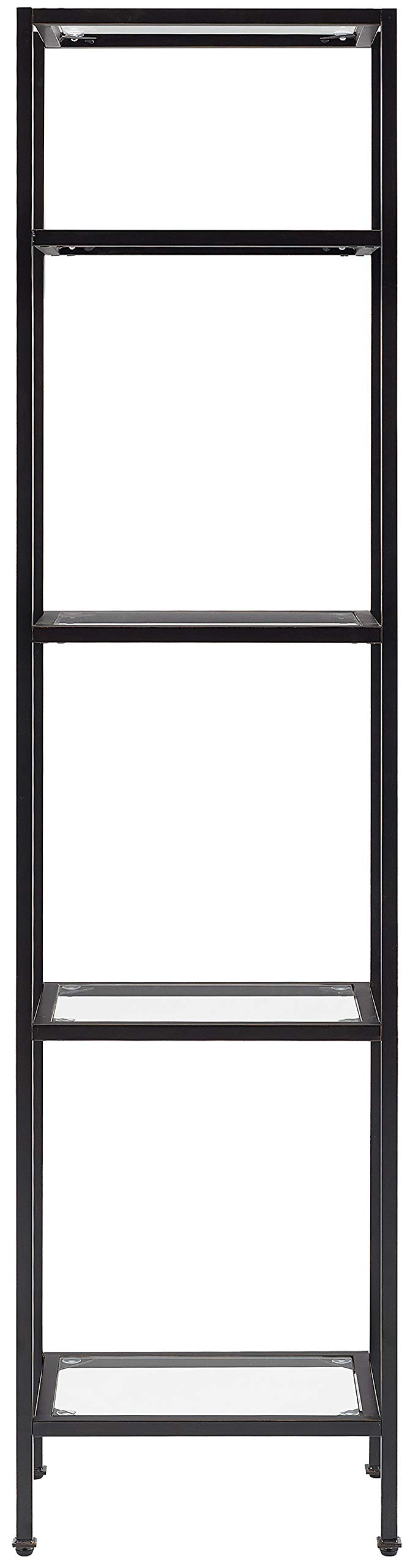 Crosley Furniture Aimee Narrow Etagere Bookcase, Oil-Rubbed Bronze