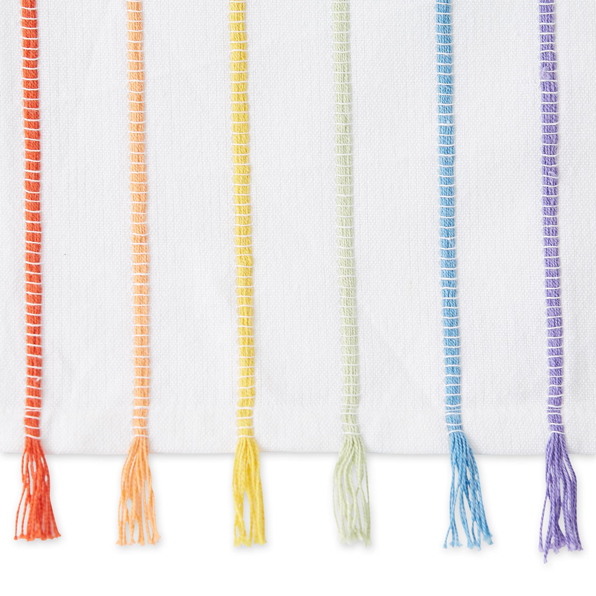 DII Be You-Tiful Collection Absorbent & Long-Lasting Kitchen, Dishtowel Set, 18x28, Assorted Rainbow, 3 Count