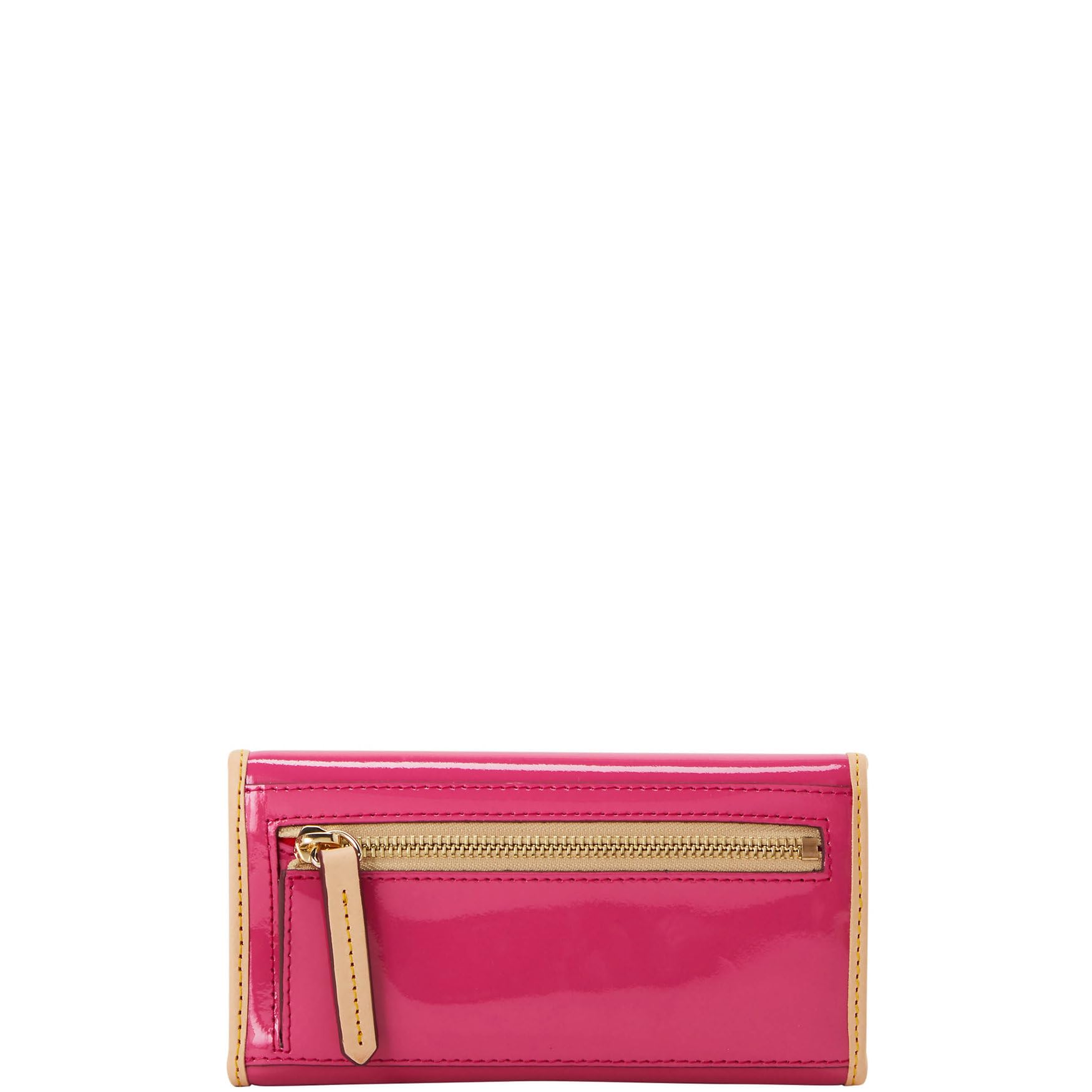 Dooney & Bourke Wallet, Patent Continental Clutch Wallet - Fuchsia