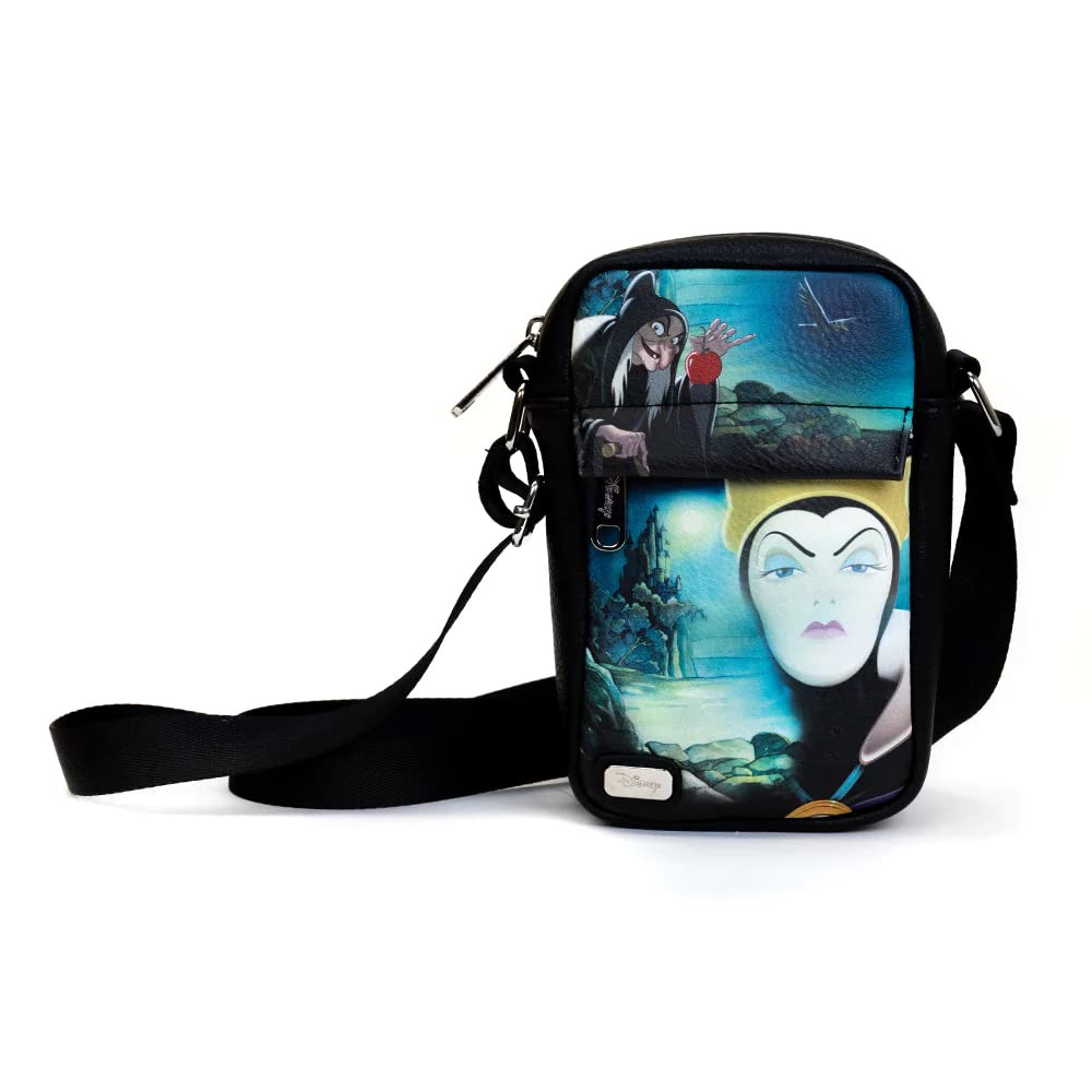 Disney Bag, Cross Body, Snow White Evil Queen and Old Hag Poses, Vegan Leather