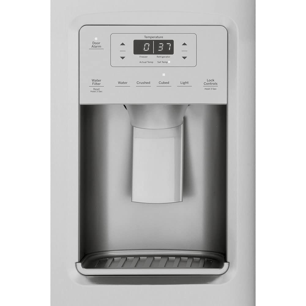 GE® 21.8 Cu. Ft. Counter-Depth Fingerprint Resistant Side-By-Side Refrigerator