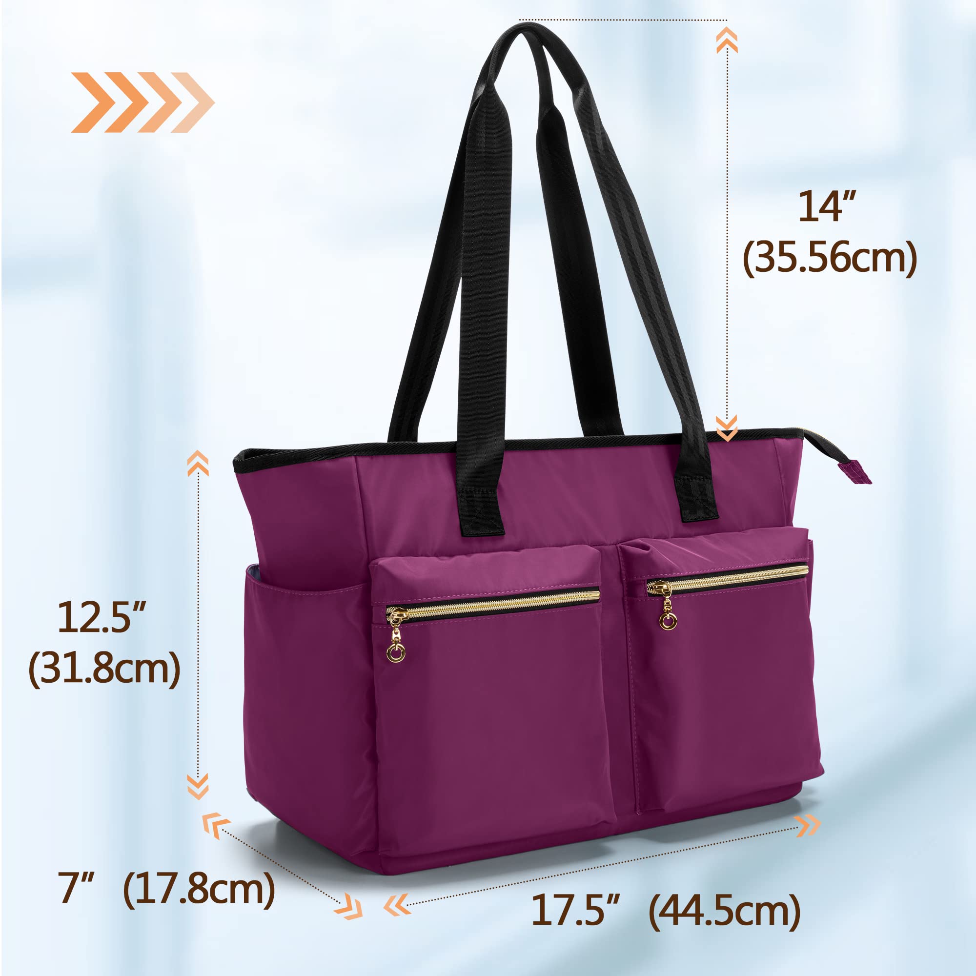 Damero Nurse Bag with Protective Stethoscope Case, Nurse Tote Bag with Stethoscope Carrying Case for Home Health Care, School, Work