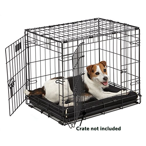 MidWest Homes for Pets Maxx Dog Bed for Metal Dog Crates, 23-Inch, Black
