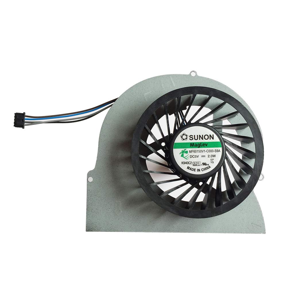CPU Cooling Fan Replacement for HP EliteBook 8570W 8560W Series Fan, 3 Screw Holes (Thickness: 1.4 cm) 4-pin