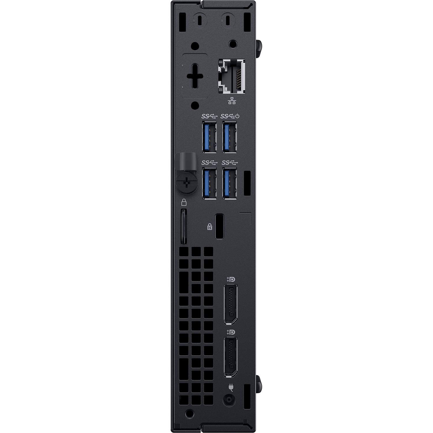 Dell OptiPlex 7060 Micro Form Factor (MFF) Micro-Tower Business Desktop PC, Intel i7-8700T, Crucial 16GB 2666Mhz RAM, Intel PCIe Nvme 1TB SSD, Display Port, Wireless LAN, Ethernet, USB C, Win 10 Pro