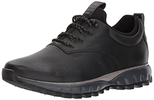 Cole Haan Men's Grand Explore All-Terrain OX Hiking Boot, black leather/ironstone/magnet wp, 9.5 Medium US