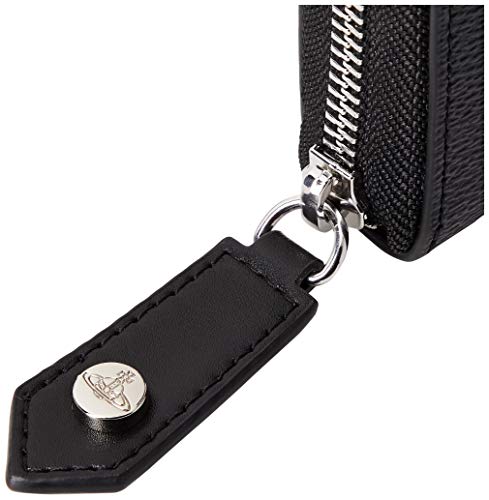 Vivienne Westwood Women's Leather Round Zipper Wallet ANNIE Black