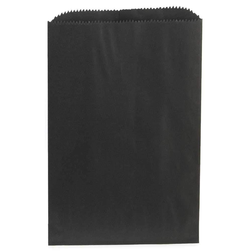 Hygloss Products Colored Paper Bags – 100 Pinch Bottom Colorful Arts and Crafts Bags - 6 x 9 Inch, Black