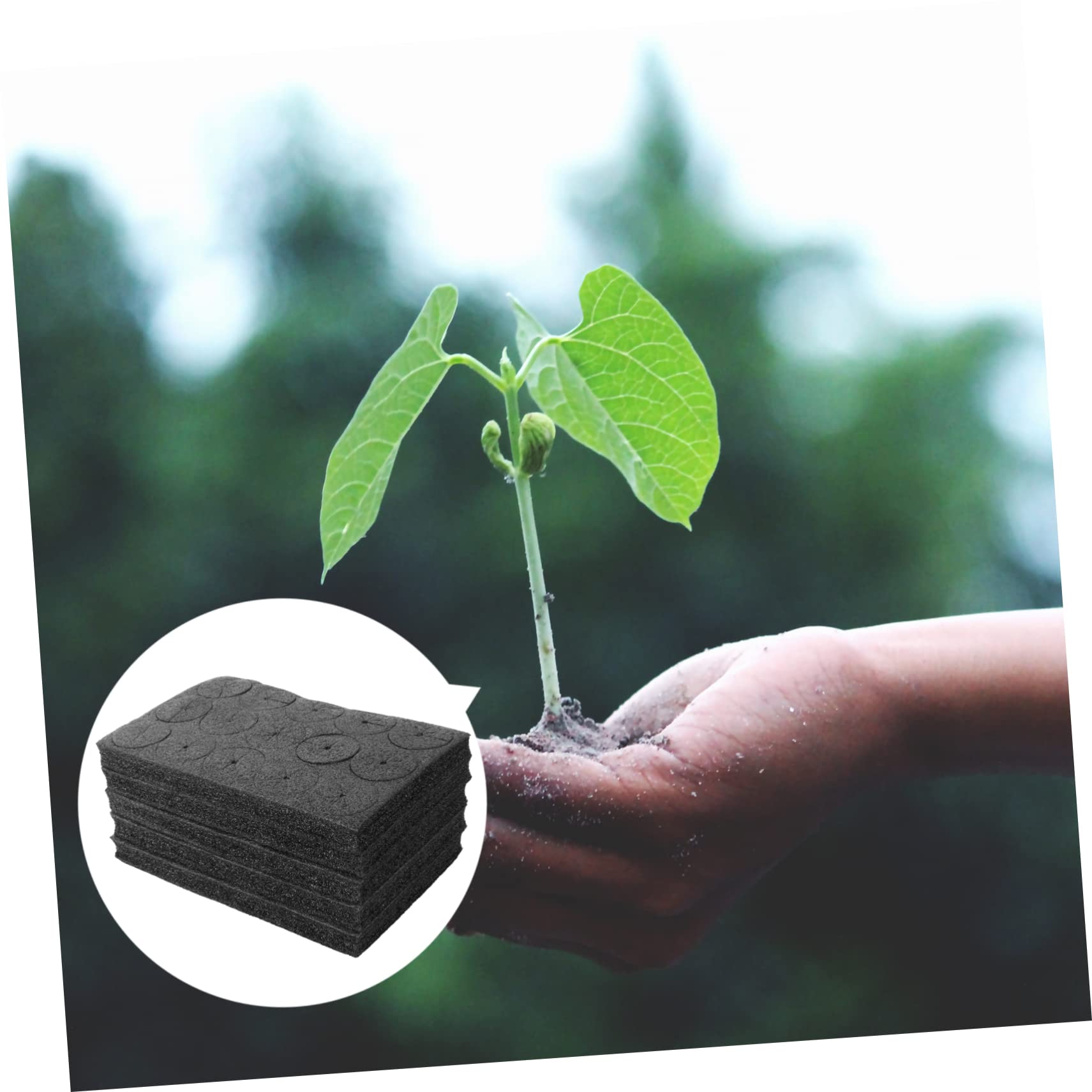 DECHOUS 150 Pcs Foam Colonization Sponge Germination Sponge Growing Sponge Hydroponic Sponges Plant Nursery Pot Nursery Pots Sponge Plant Germination Kits Hydroponics Accessories