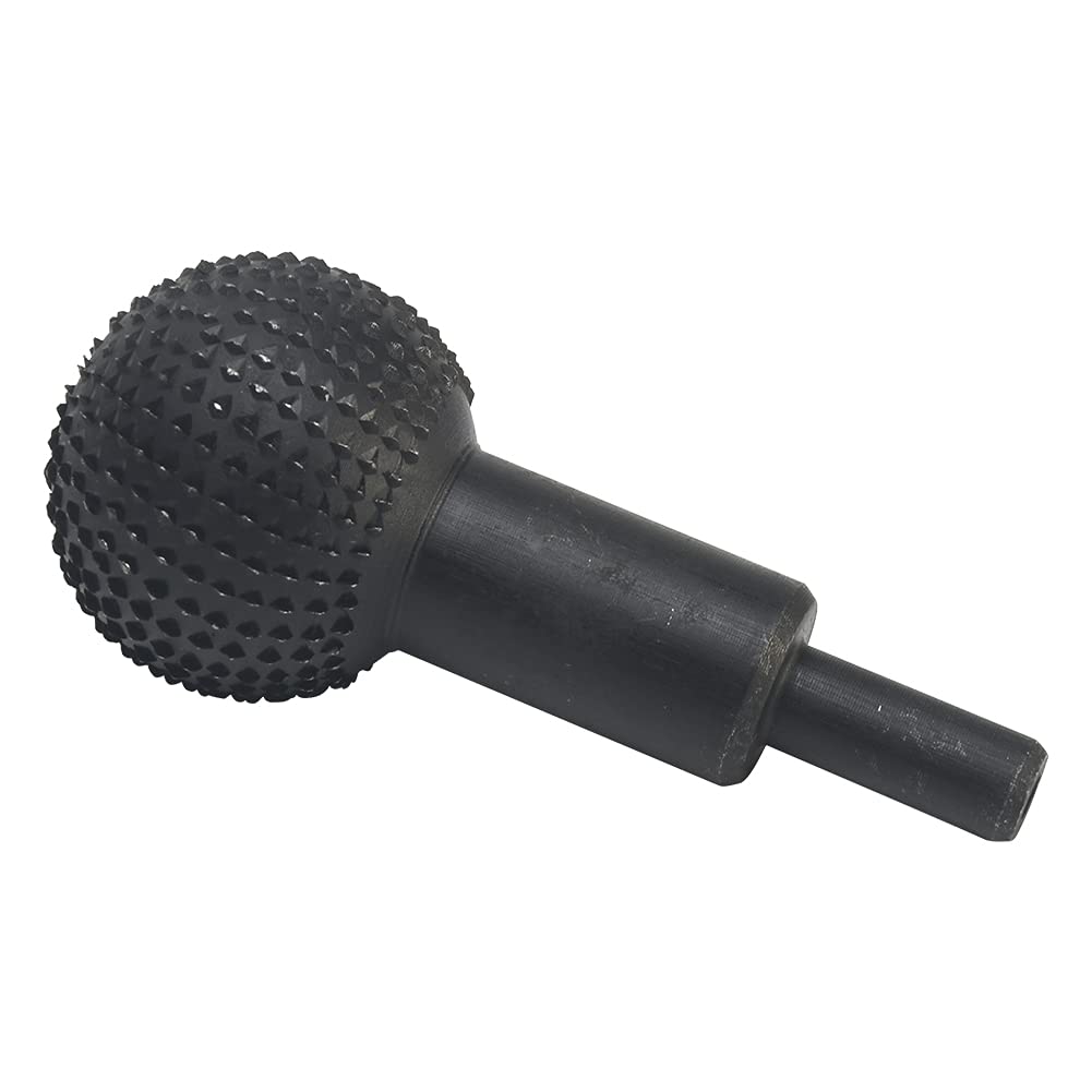 GEZICHTA Extreme Sphere Rotary Drilling Bits Grinding Head Rotary Grinding Head Woodworking Attachment Rotary Burr Grinding Head for Wood Marking, Carving, Engraving(40mm)(Black,Size:40mm)
