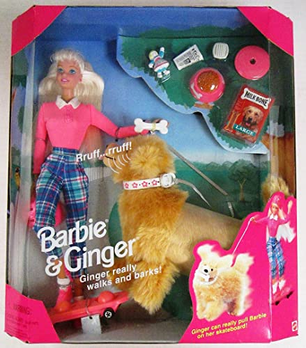 Mattel Barbie 17116 1997 Barbie & Ginger The Dog