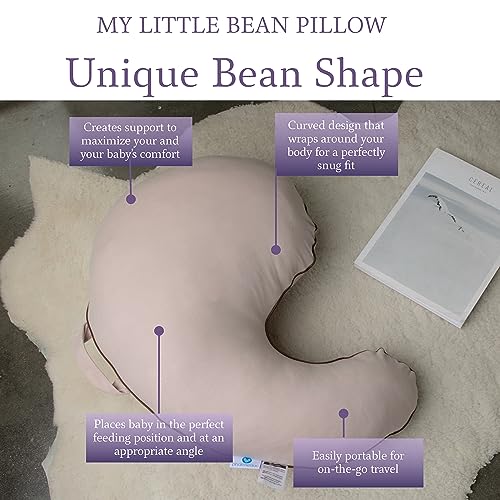 Pharmedoc Nursing Pillow for Breastfeeding β Breast Feeding Pillows for Mom - Bottle Feeding - Support for Mom and Baby - Pregnancy Maternity Pillows, Baby Shower Must Haves - Mocha