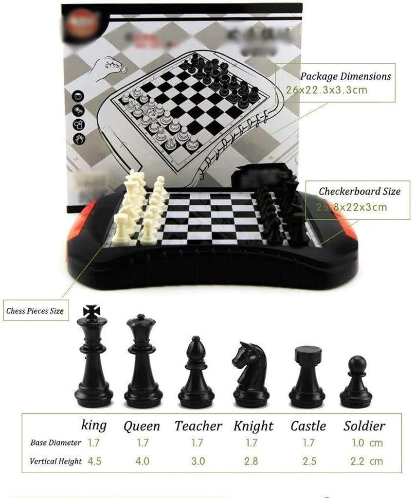 Chess Sets and Boards Set 32Pcs/Set Plastic Chinese Games Magnetic Chessman Christmas Birthday Premium Gifts Entertainment Board G