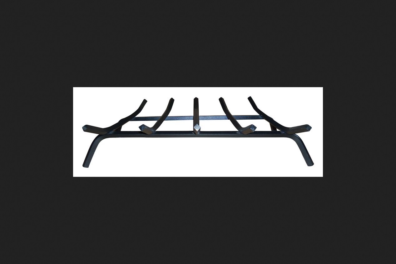 Lynx Black Steel Fireplace Grate