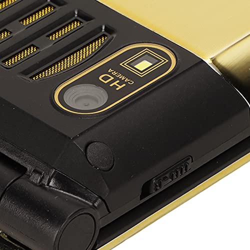 Hilitand Flip Senior Cell Phone Unlocked, 2G Unlocked Big Button Mobile Phone, 4800mAh, Dual SIM, Loud Voice, 2.4" Screen, HD Camera, Radio, Basic Feature Mobile Phone for Elderly, Kids