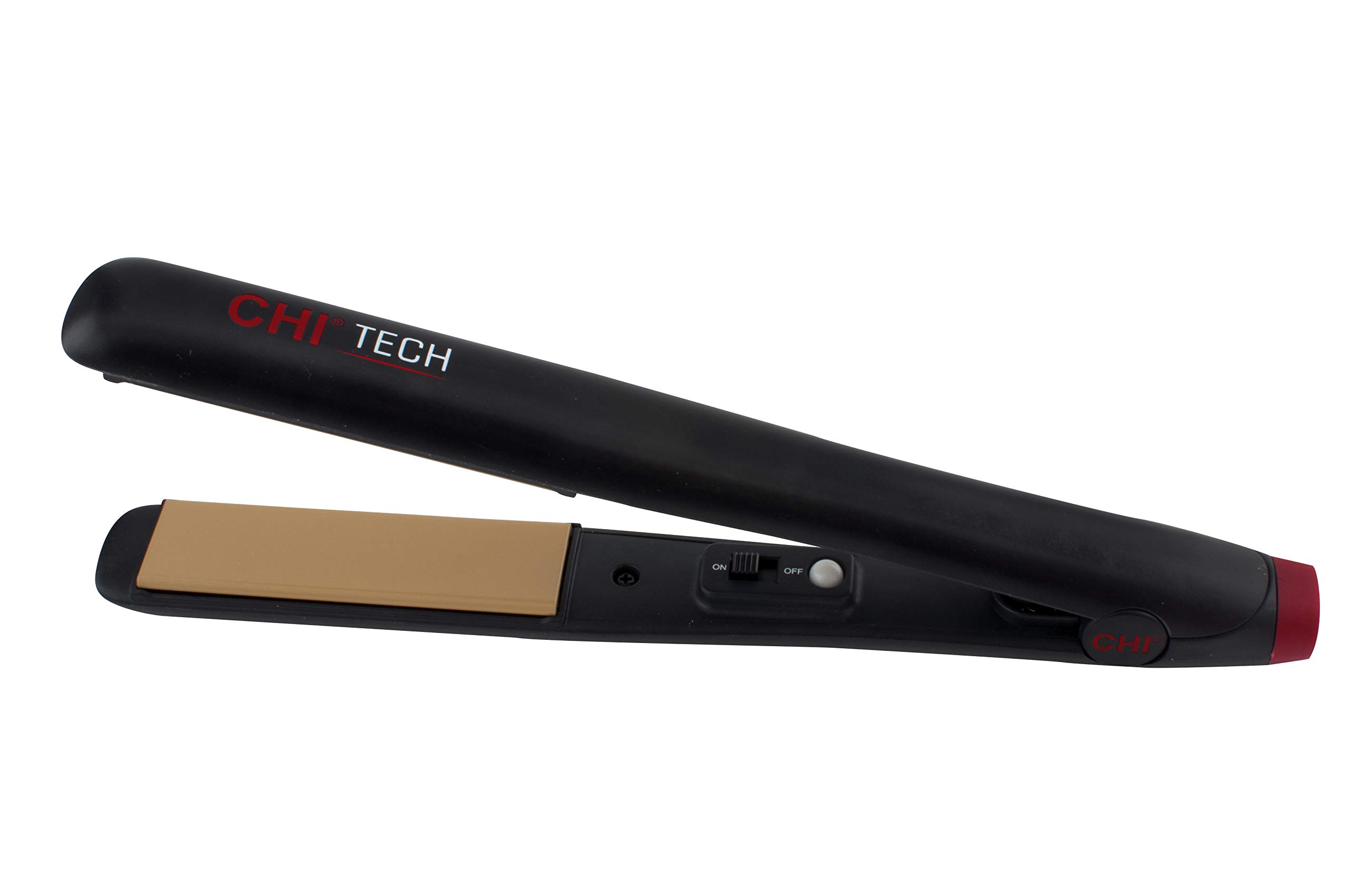 CHI Tech 3/4" Travel Ceramic Hairstyling Iron for On-the-go Styling.
