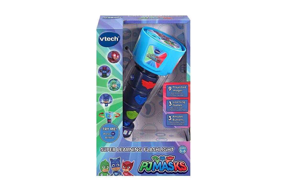 VTech PJ Masks Super Learning Flashlight, Blue