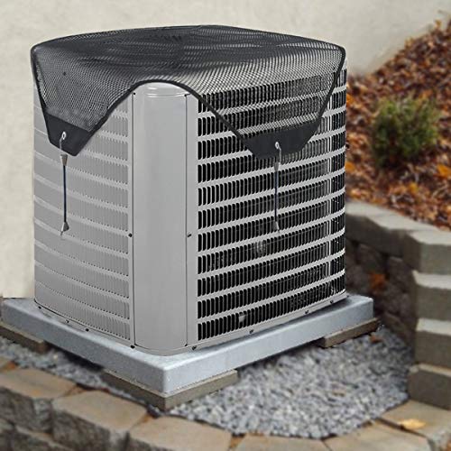 Jeacent Air Conditioner Covers For Outside Units Black,AC Cover For Outside Unit, Air Conditioner Leaf Guard Open Mesh (36"Γ36")