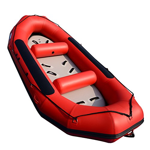 BRIS 1.2mm 13ft Inflatable White Water River Raft Inflatable Boat FloatingTubes