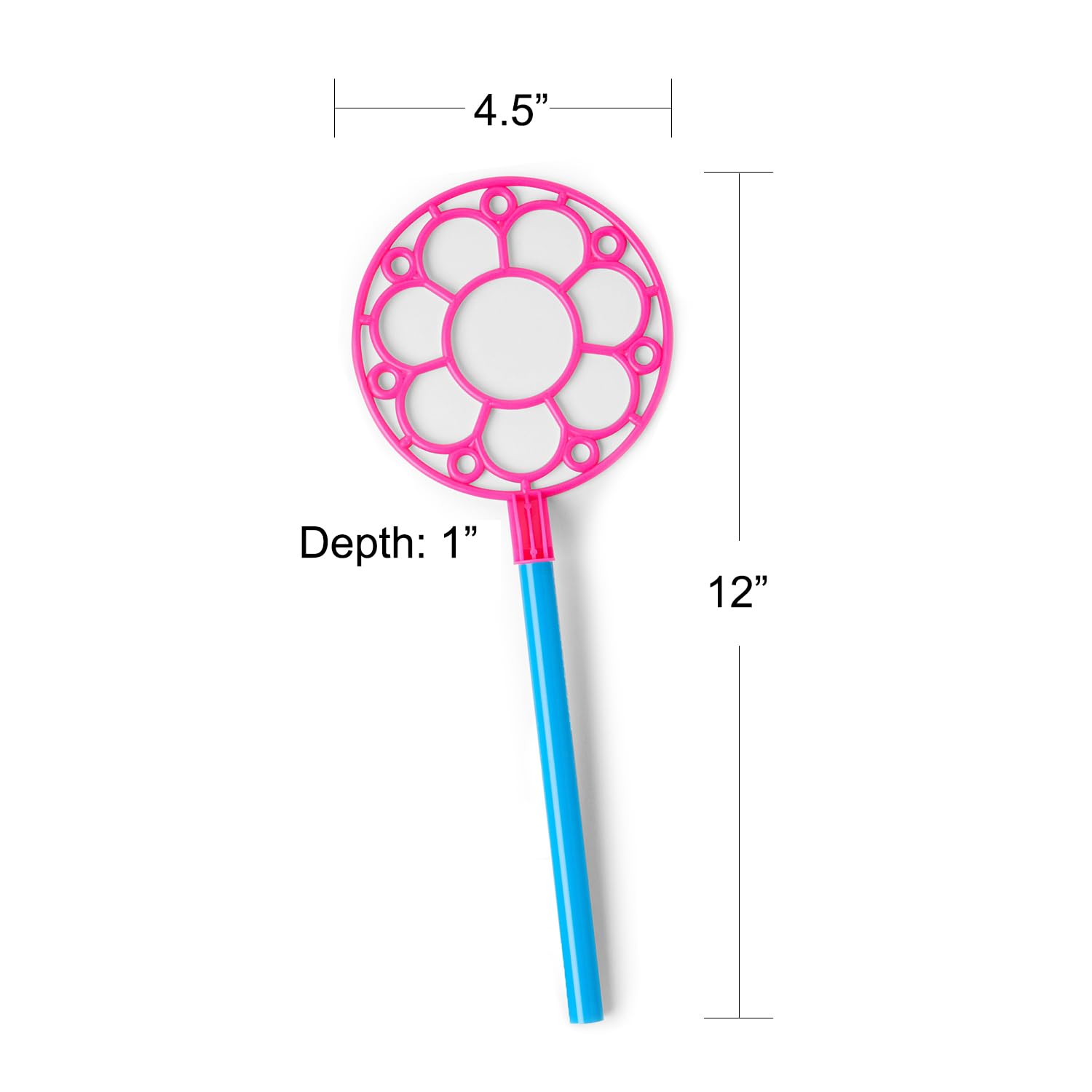 Bubble Wand Kit for Kids - Set of 3 Large Bubble Makers with Tray and Refill Solution - Outdoor Activities and Summer Toys for Blowing Bubbles