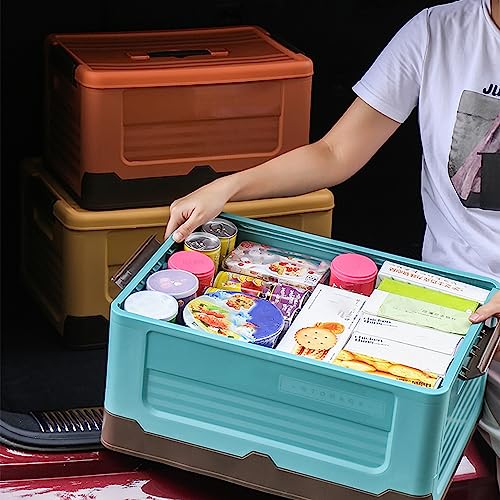 degtnb Large Capacity Heat Resistant Plastic Folding Storage Box - Toys Organizer Holder, Ideal for Home