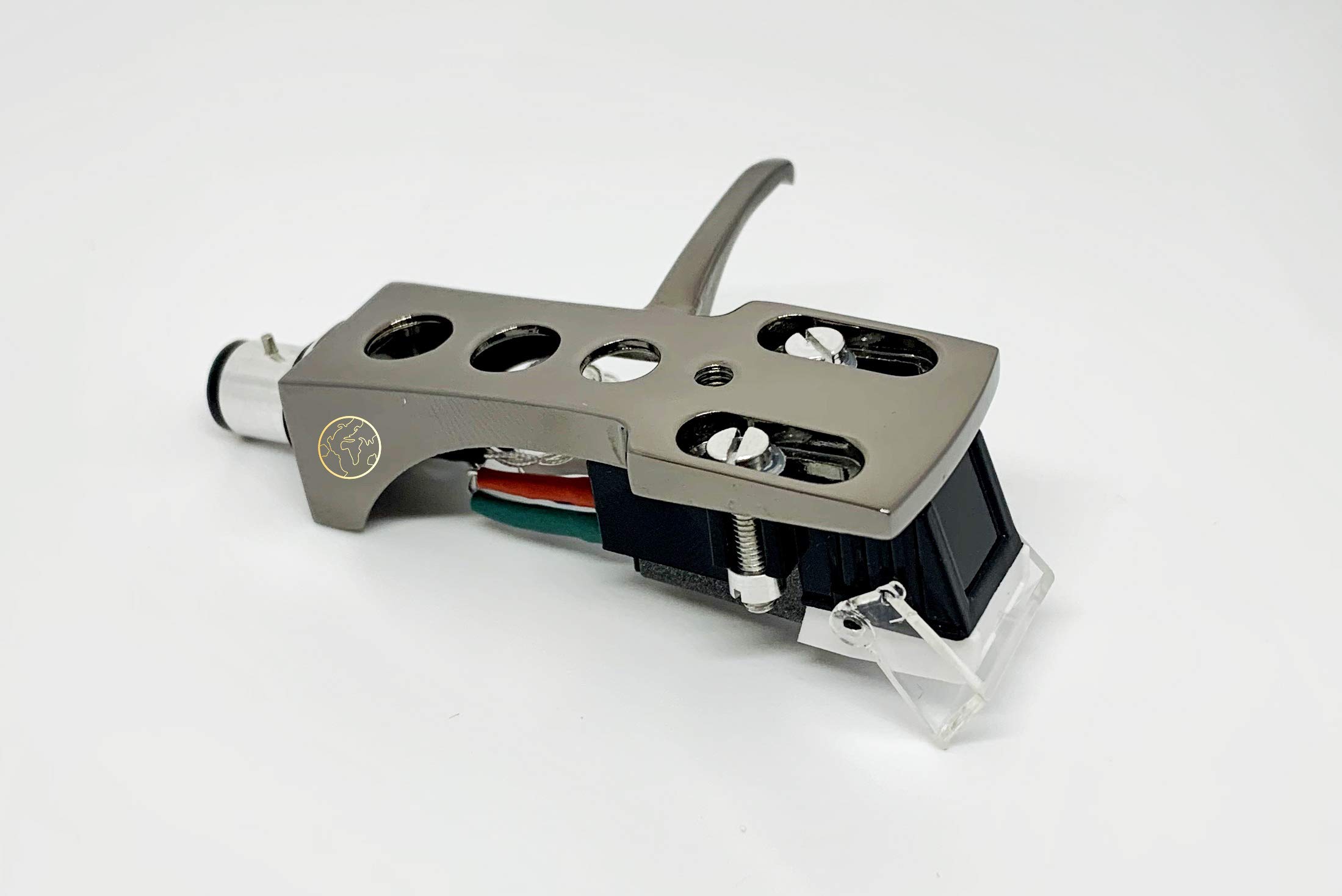 Cartridge and Stylus, needle and Titanium Headshell with mounting bolts for Technics SL-1200, SL-1210, SL-1600, SL-1610, SL-1700, SL-235, SL-23A, SL-B2, SL-B202, SL-B205, SL-B3