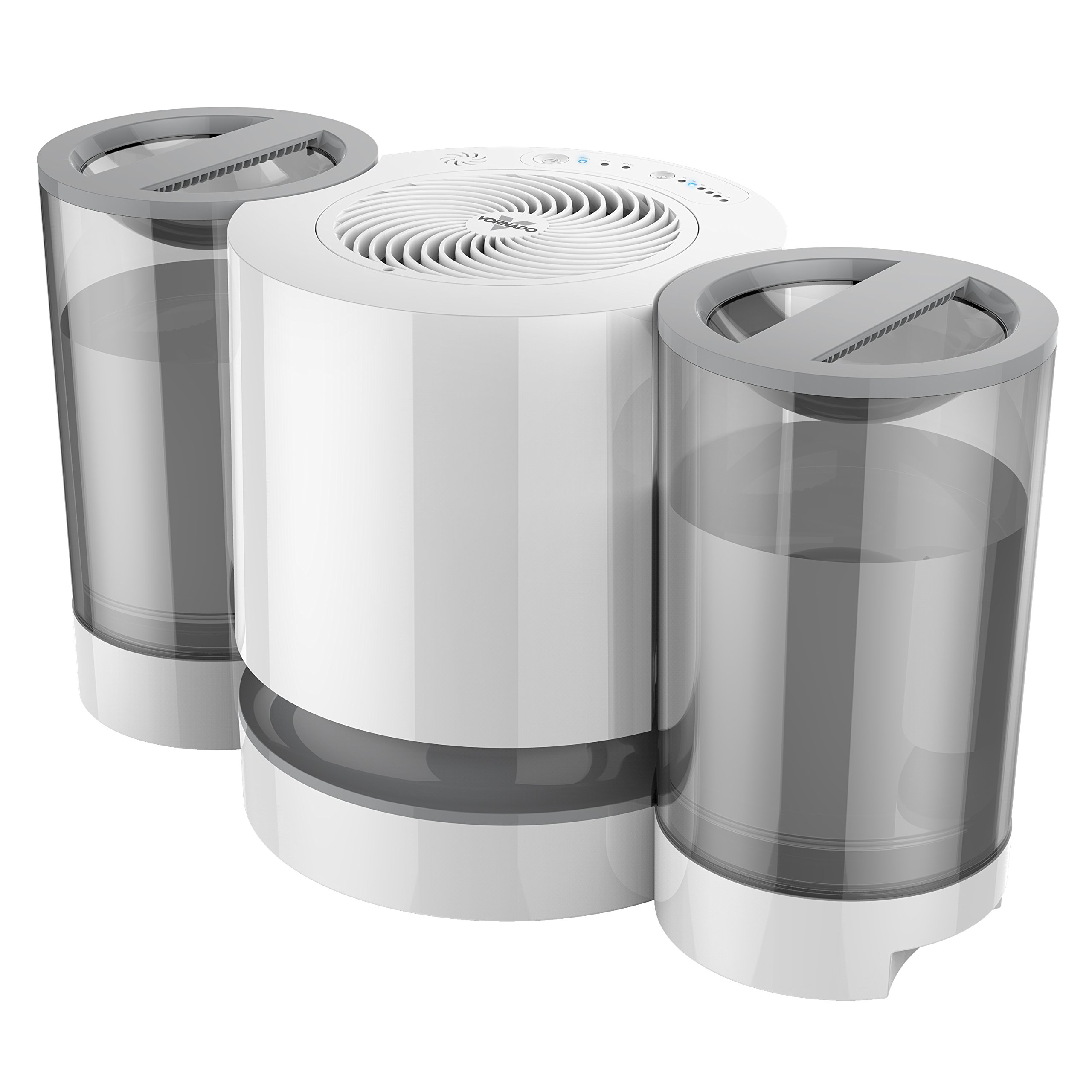 Vornado EV200 Evaporative Whole Room Humidifier with SimpleTank, 1.5 Gallon Capacity, White & MD1-0002 Replacement Humidifier Wick (2-Pack),White