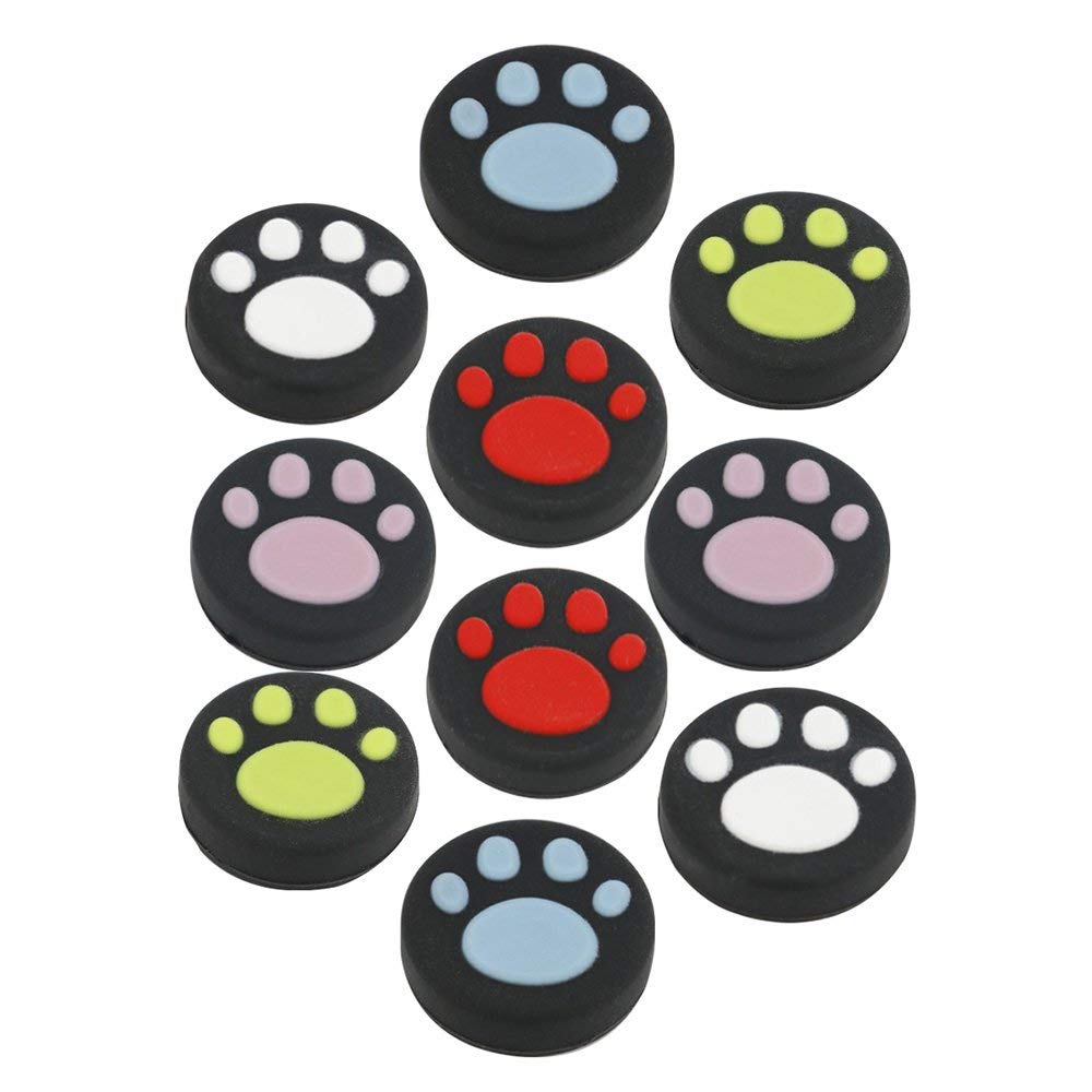 Weansy's Store 5 Pairs(10pcs) Switch Thumb Grip Set Joystick Cap, Silicone Analog Stick Cap for Joy-Con Controller