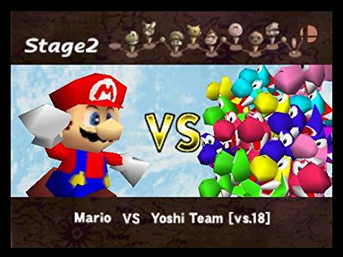 Super SmashBros. n64 - Video Game Cartridge Card - Compatible model NINTENDO - English - US Version - Super Smash Bros. n64 Bit 64