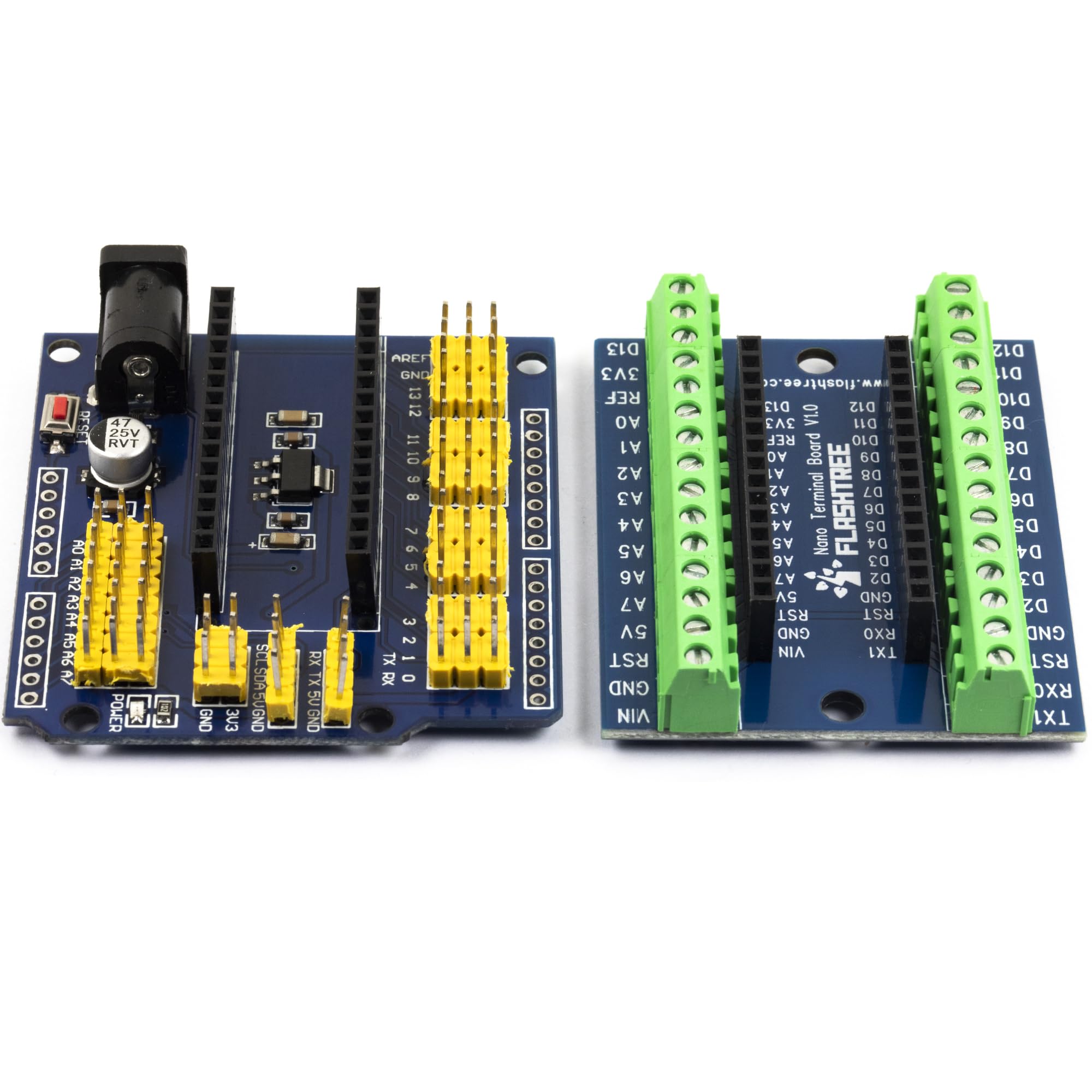 Expansion Sensor Shield Terminal Adapter Expansion Board for Arduino UNO R1 R3 Nano V3.0 AVR ATMEGA328P-AU Module