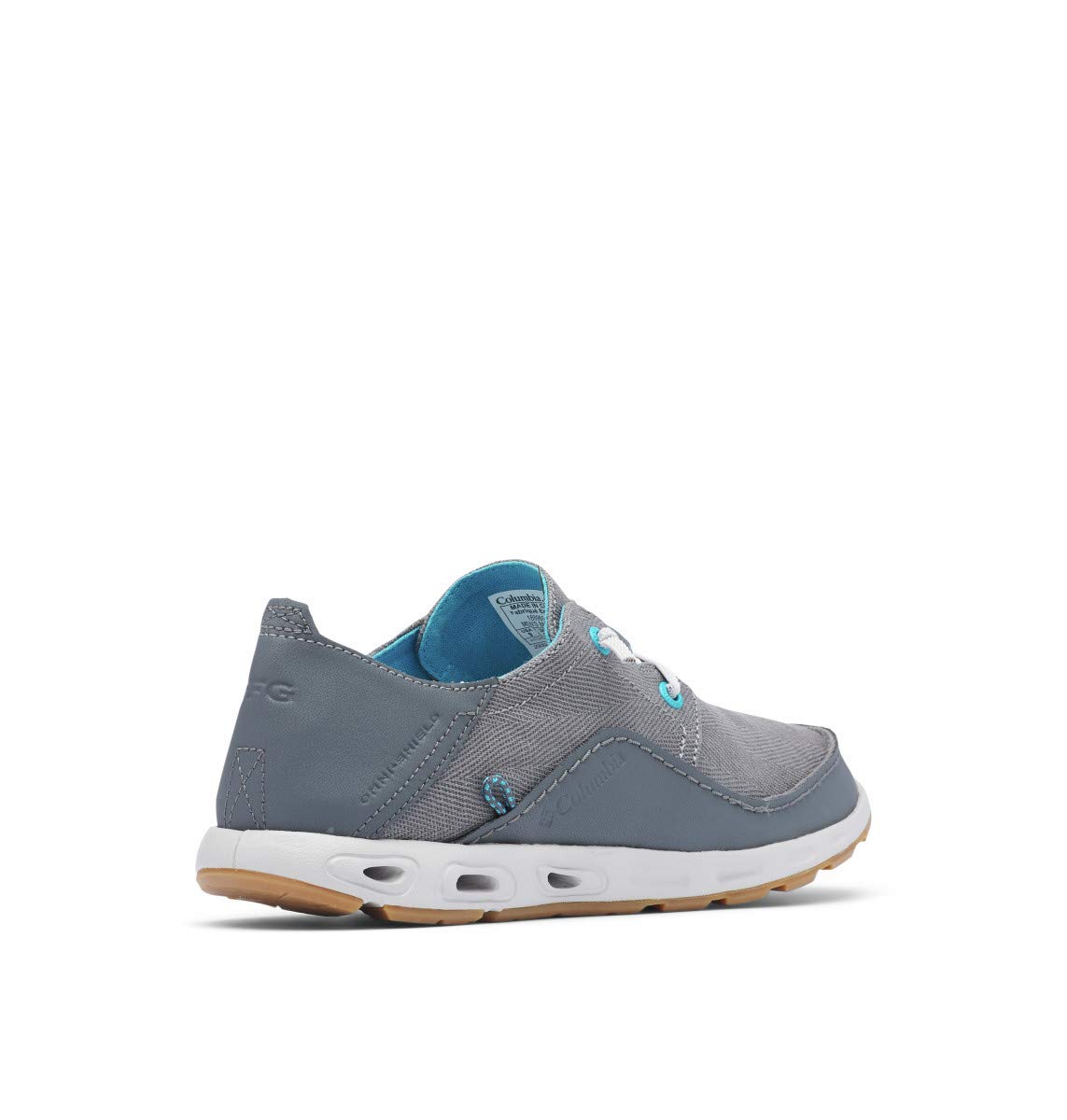 Columbia Men's Bahama Vent Loco Relax III Boat Shoe,Graphite/Blue chill,9