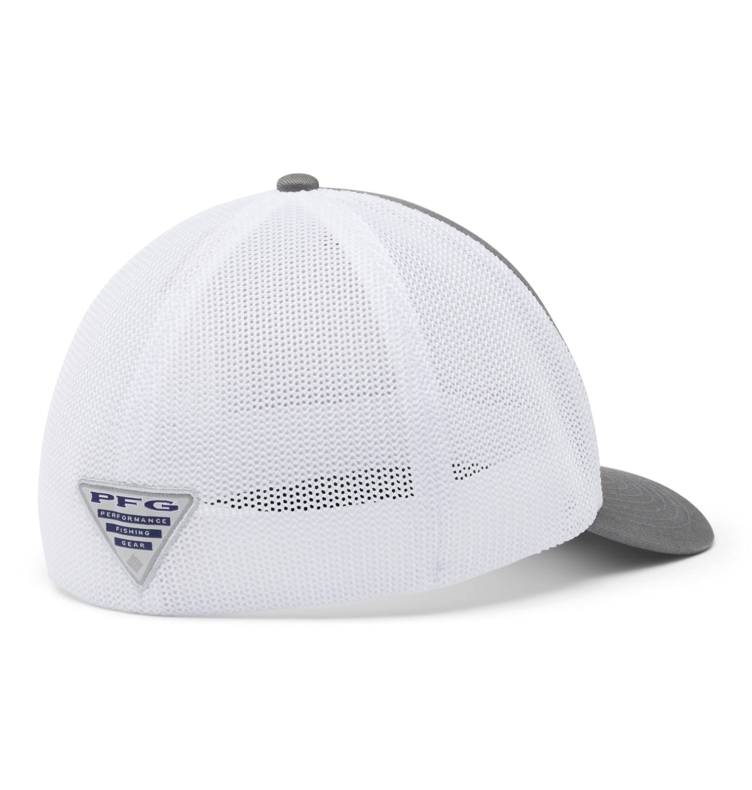 Columbia Unisex PFG Hooks Mesh Ball Cap - Low, Titanium/Silver, Small/Medium