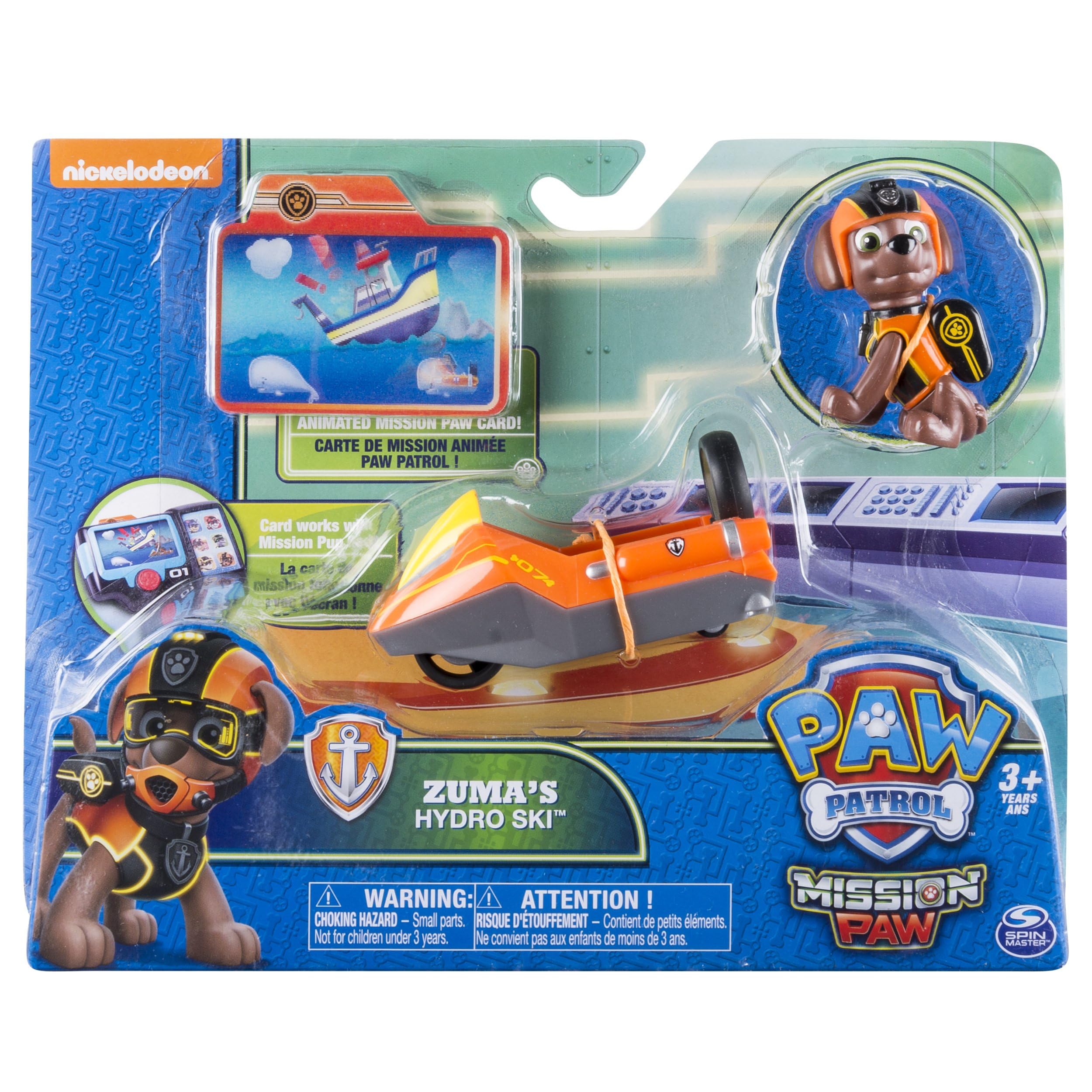 Paw Patrol Mission Paw - Zuma’s Hydro Ski - Figure and Vehicle
