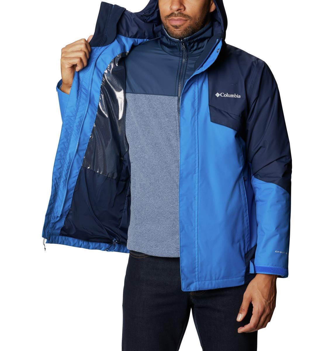 Columbia Men’s Bugaboo Ii Fleece Interchange Winter Jacket, Waterproof & Breathable