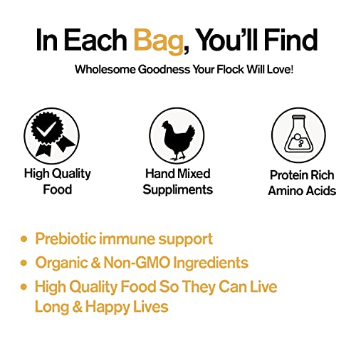 Fowl Treats Naturally Fortified Mealworms - Protein Rich Supplements Suitable for Hens and Ducks, Contains USA Grown Ingredients β Helps with Bone Strength, Feathers & Molt β 8oz