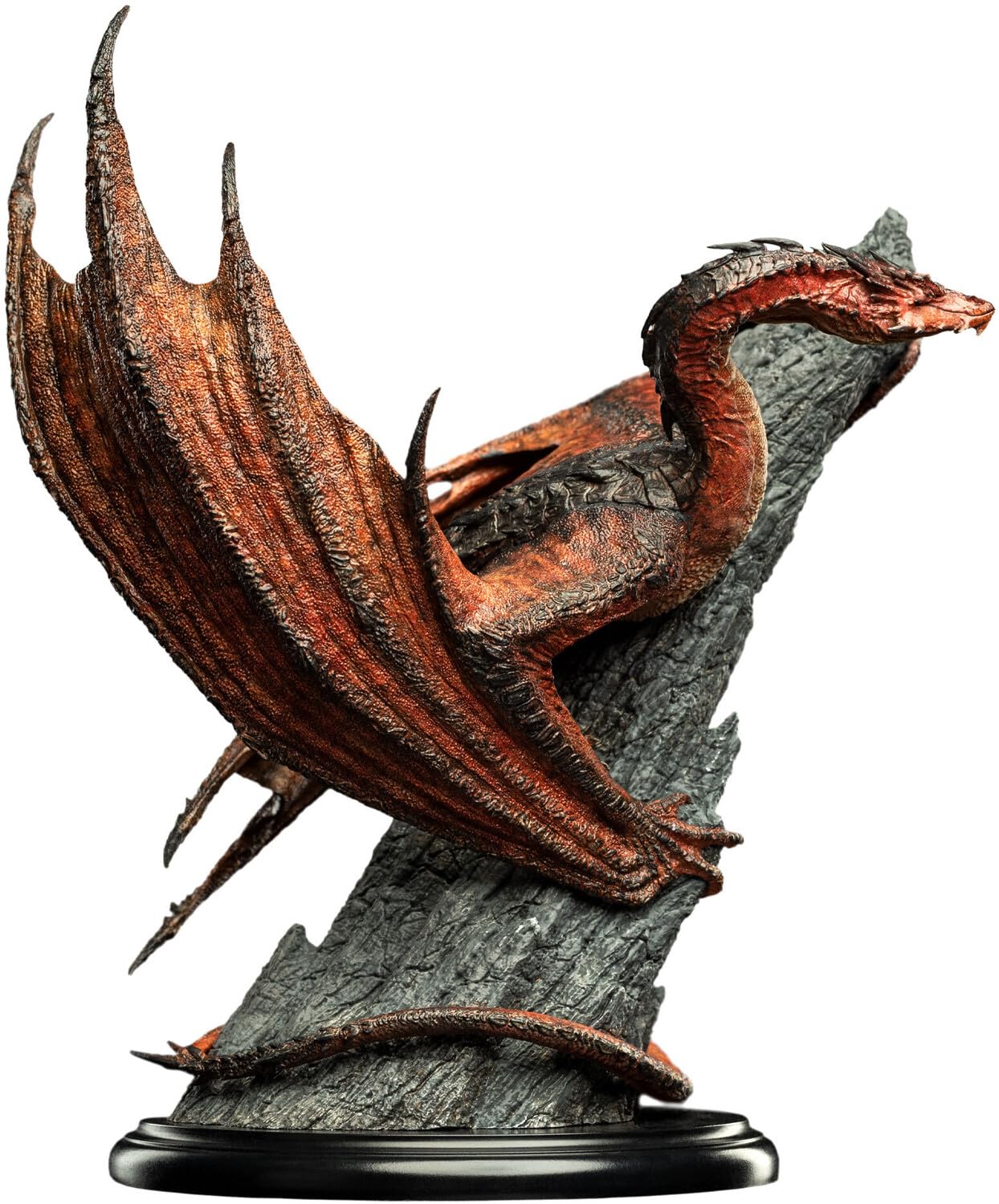 Weta Workshop The Hobbit Trilogy: Smaug The Magnificent Polystone Mini Statue, Multicolor