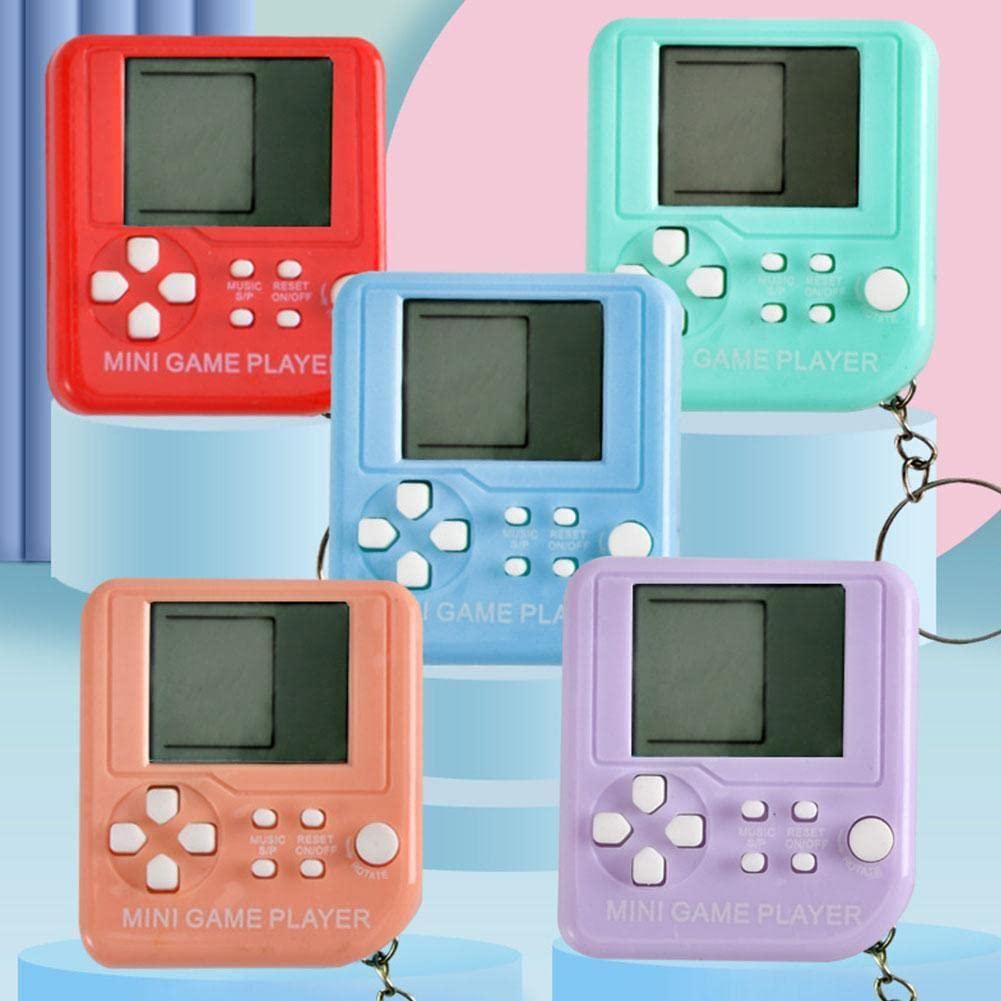 Children's Nostalgic Small Handheld Keychain Game Machine with Classic Mini Game Funny for Children Toys Portable Gifts Birthday