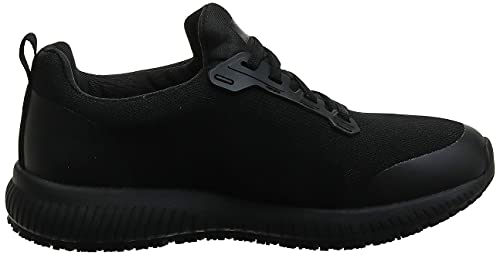 Skechers Women's Squad SR Food Service Shoe, Black, 9