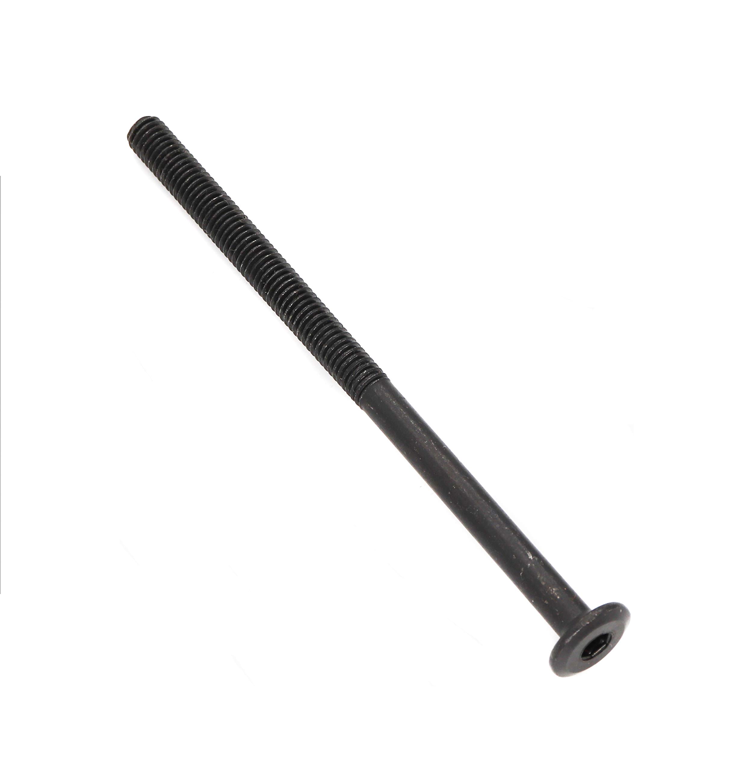 cSeao 10-Pack M6 100mm Black Socket Cap Screws Barrel Nuts Set for Furniture Crib Chairs Bunk Bed (M6x100mm)